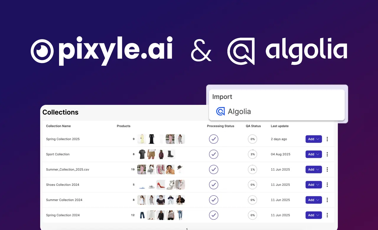 Algolia + Pixyle.ai: AI Product Data Enrichment for Smarter E-commerce Search